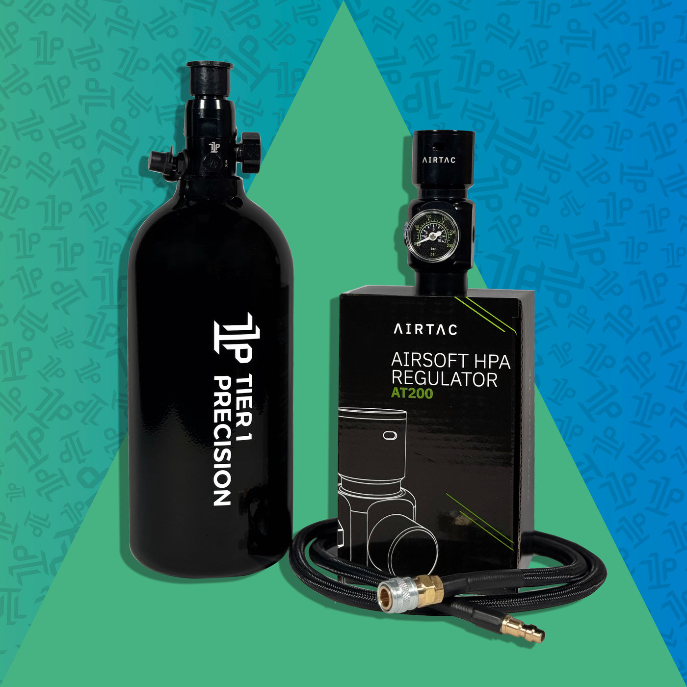 T1P Tank, Line & AT200 Regulator Bundle - Rho and Pi Marked